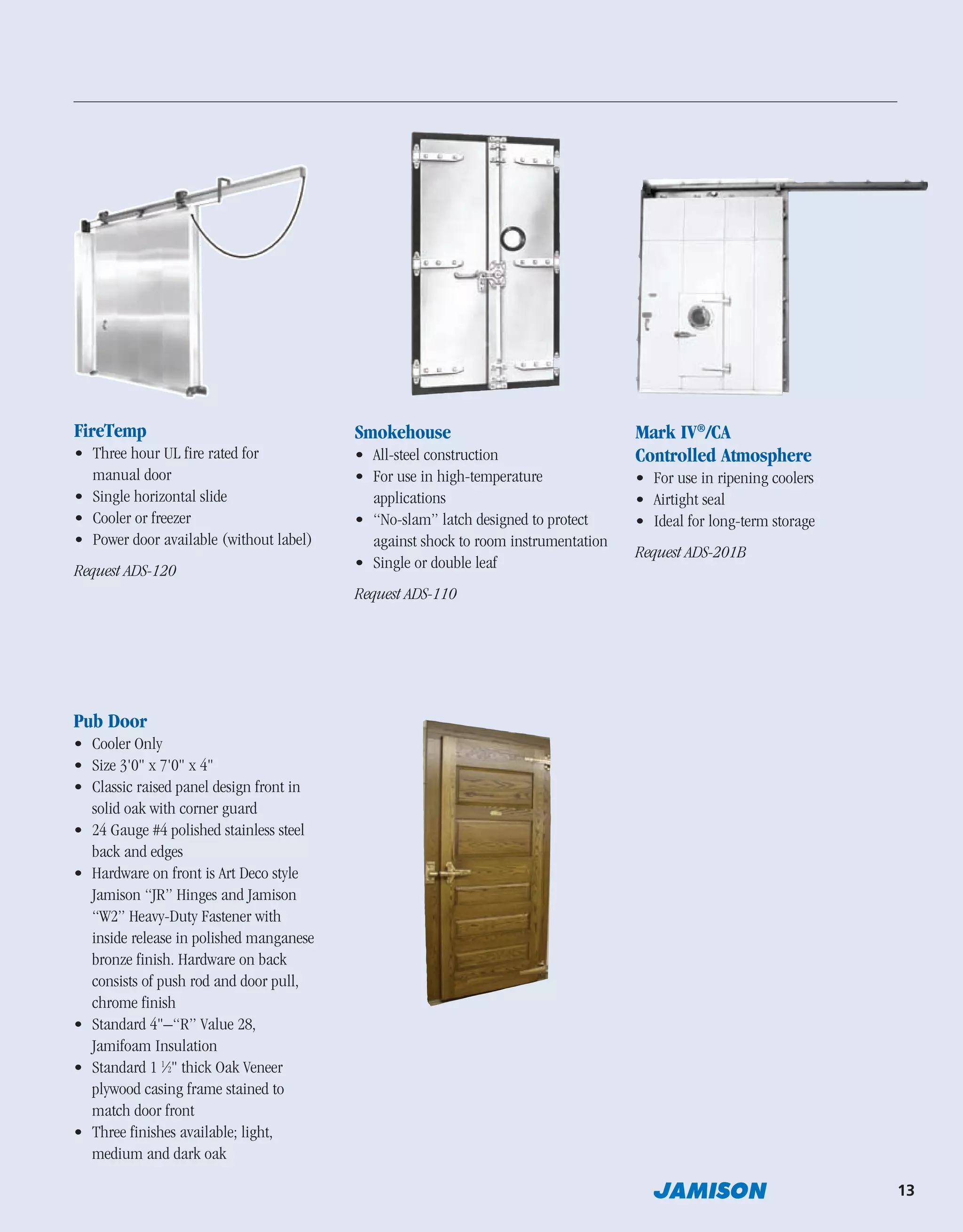 Jamison Door Company Catalog | PDF