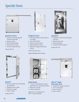 Jamison Door Company Catalog | PDF