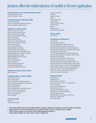 Jamison Door Company Catalog | PDF