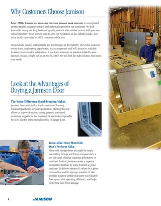Jamison Door Company Catalog | PDF