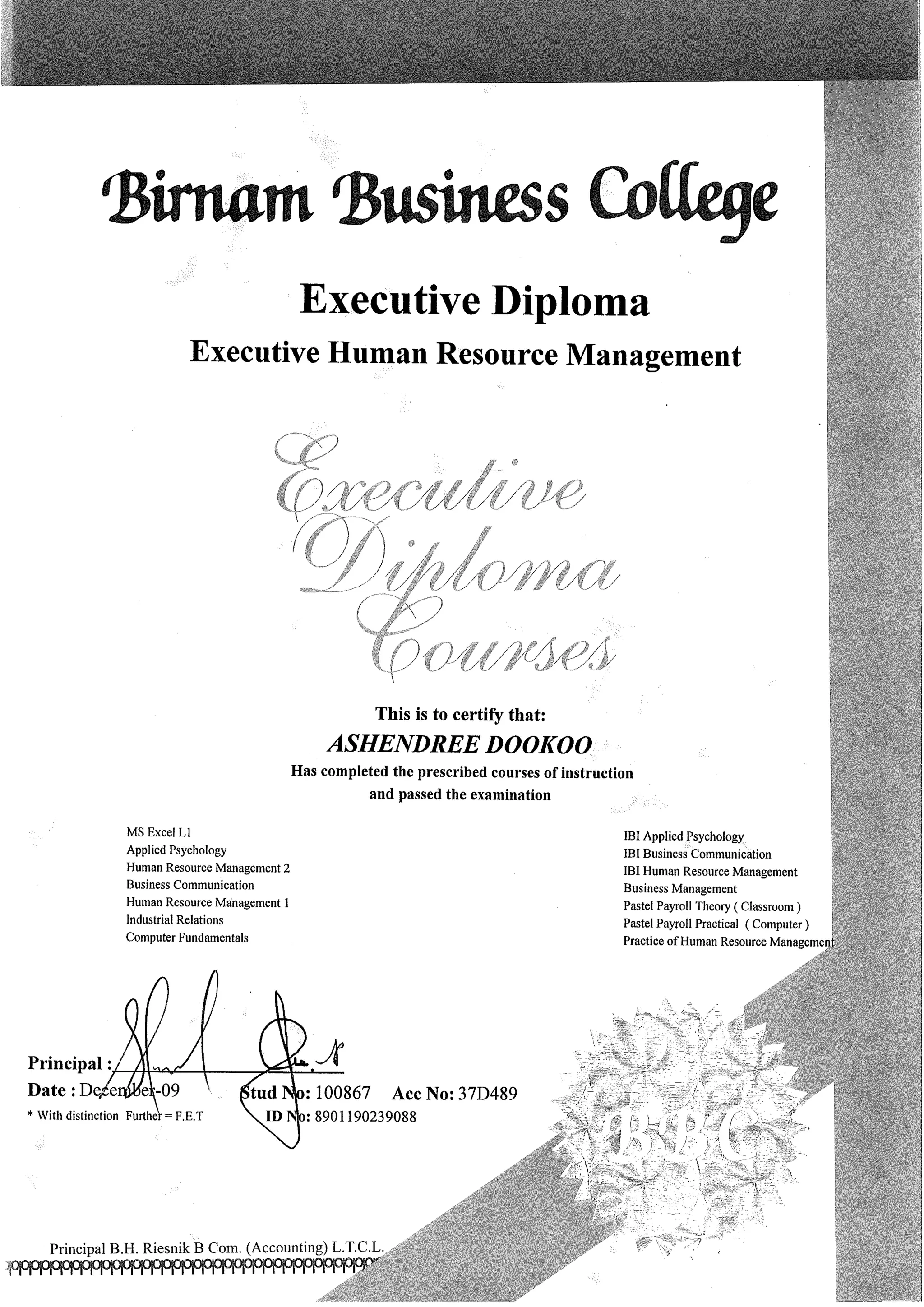 Executive Human Resource Management | PDF