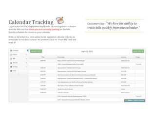 Legistracker-Brochure | DOCX | Technology & Computing