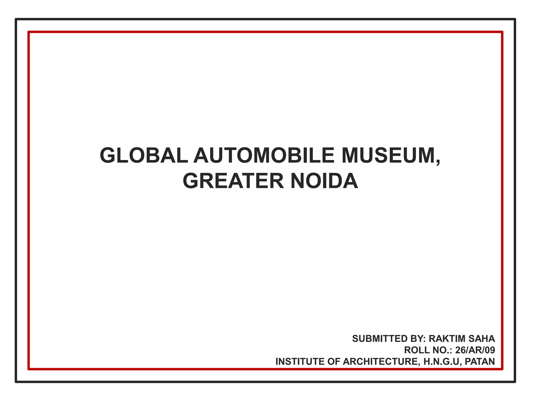 FINAL Report AUTOMOBILE MUSEUM | PDF