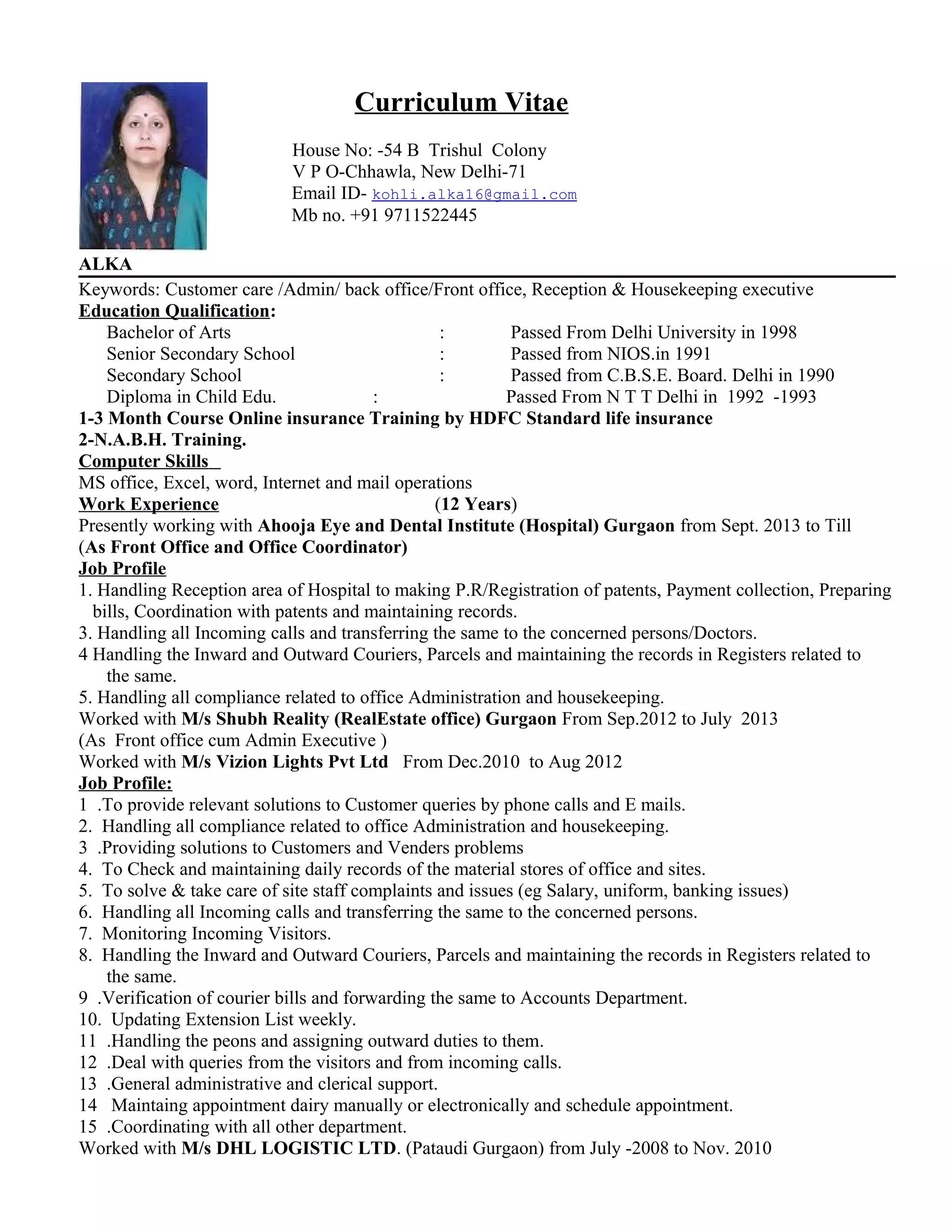 ALKA Resume.Current | DOC