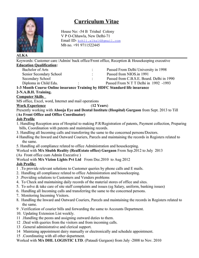 ALKA Resume.Current | DOC