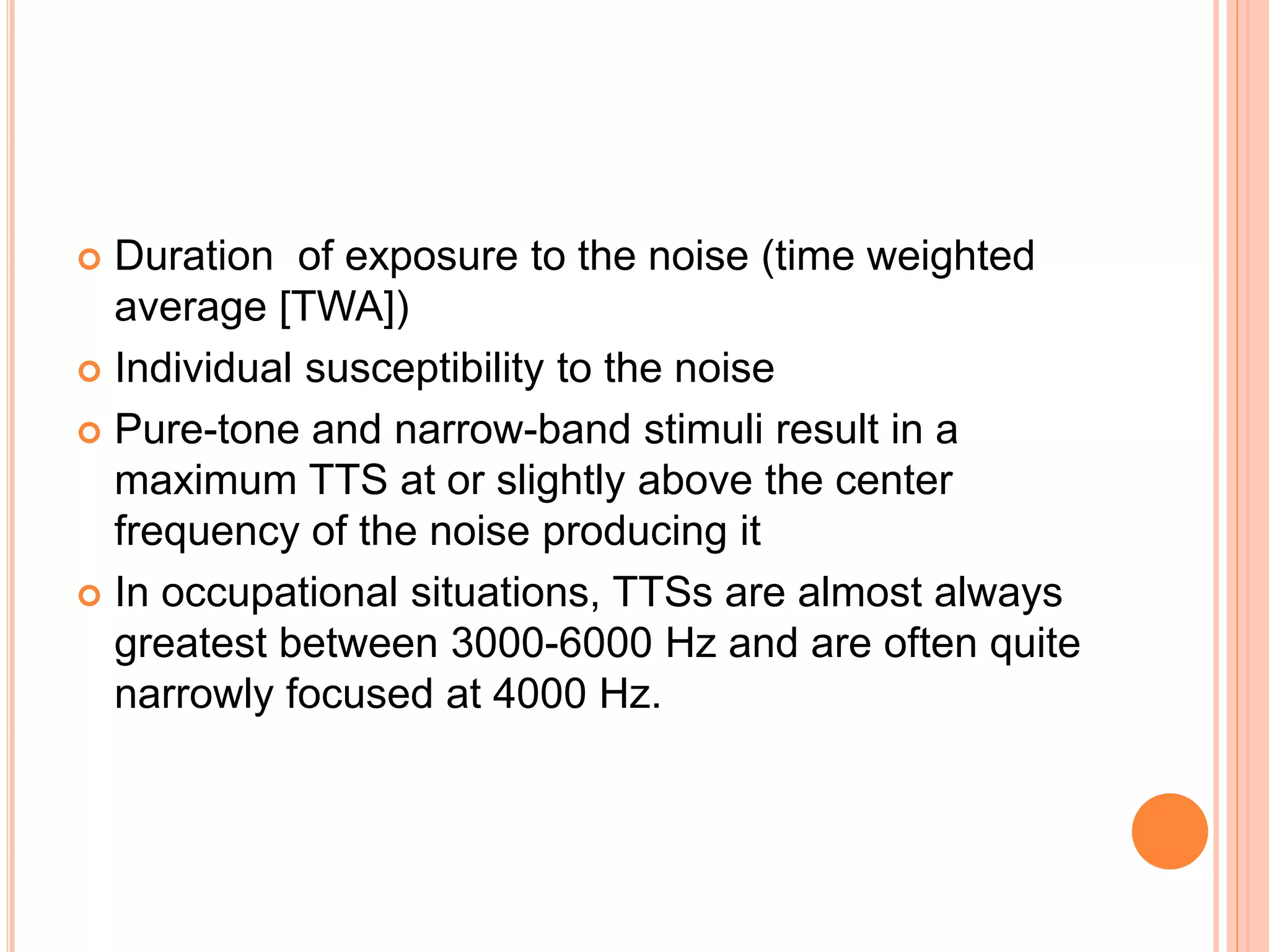NOISE INDUCED HEARING LOSS | PPTX