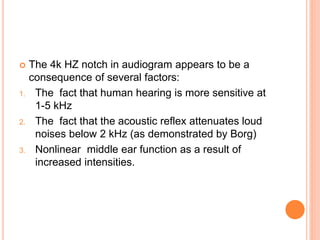 NOISE INDUCED HEARING LOSS | PPTX