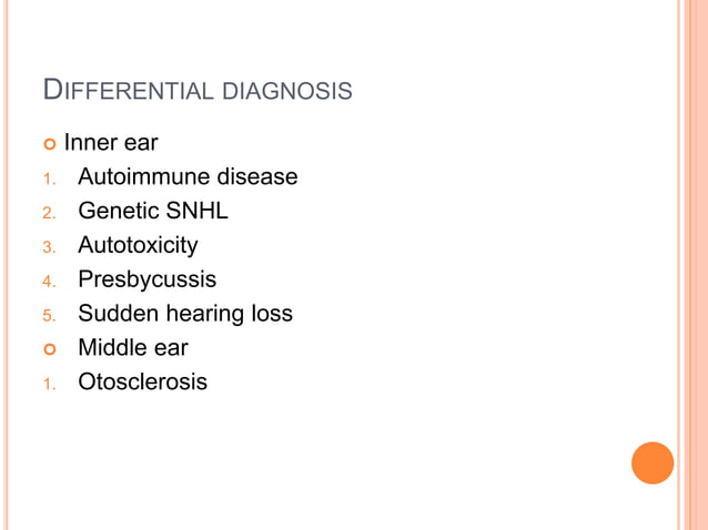 NOISE INDUCED HEARING LOSS | PPTX | Ear, Nose and Throat Conditions ...