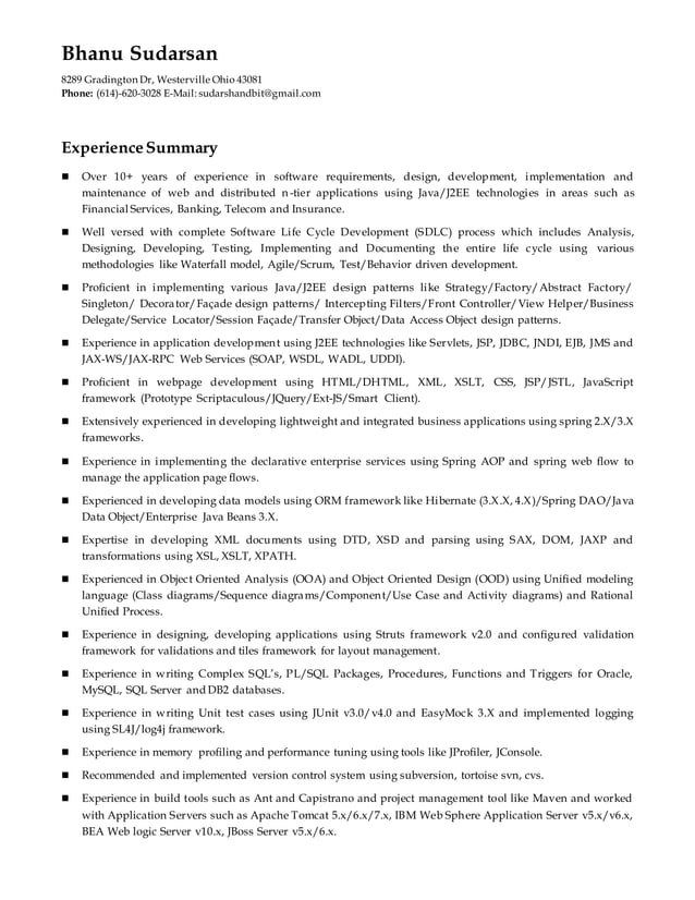 Bhanu Resume | DOCX | Web Development | Internet