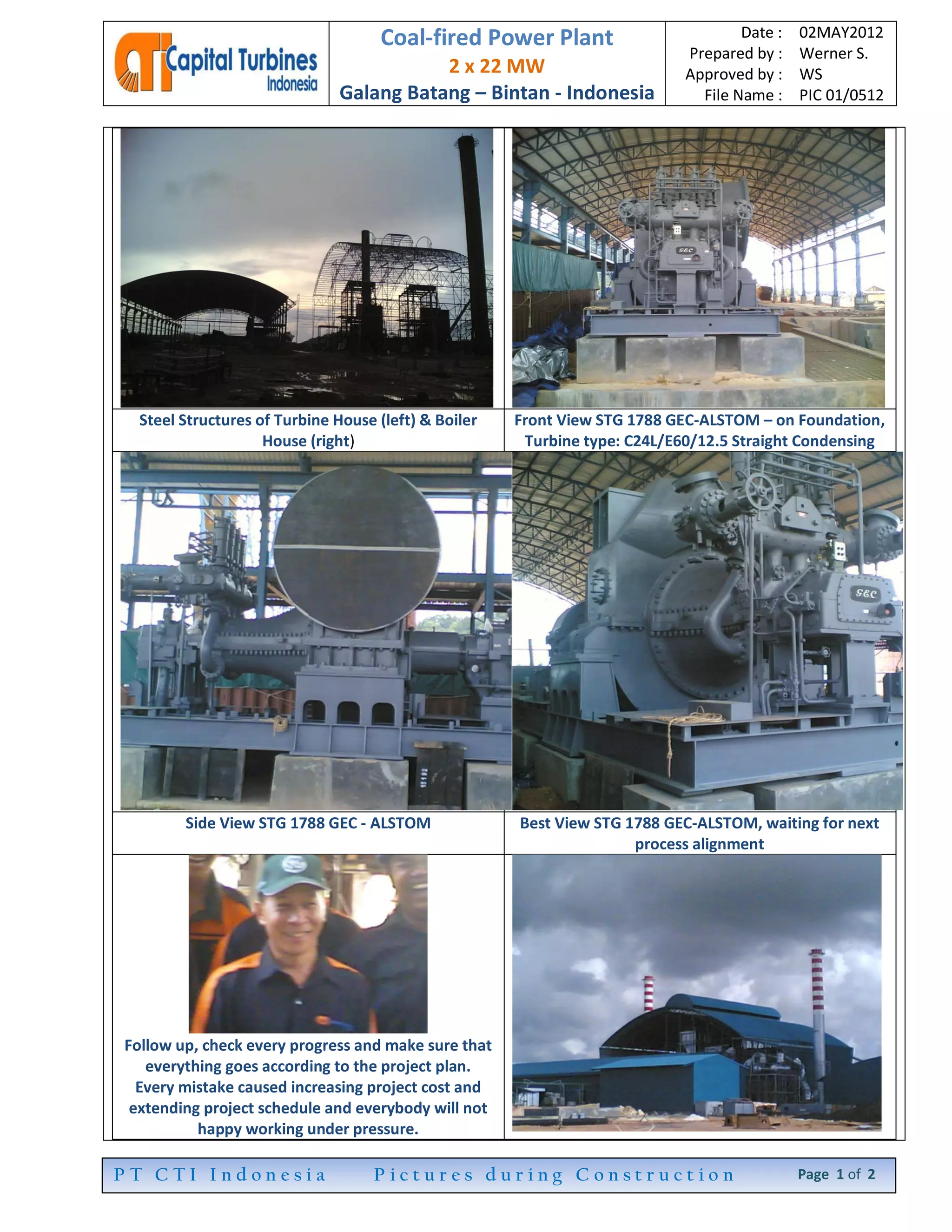 PLTU CTI BINTAN | PDF