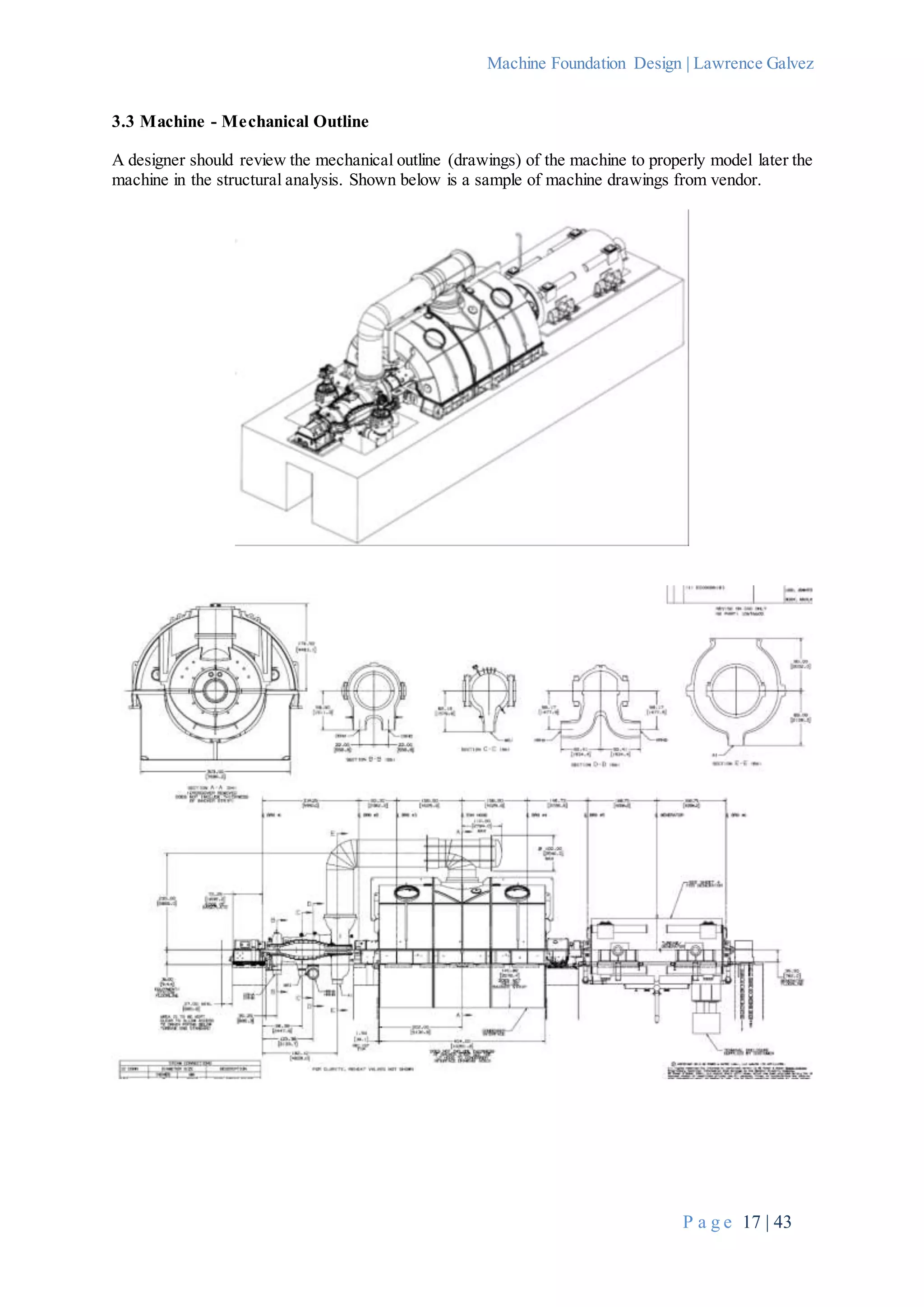 Machine Foundation Design - An Introduction | DOCX