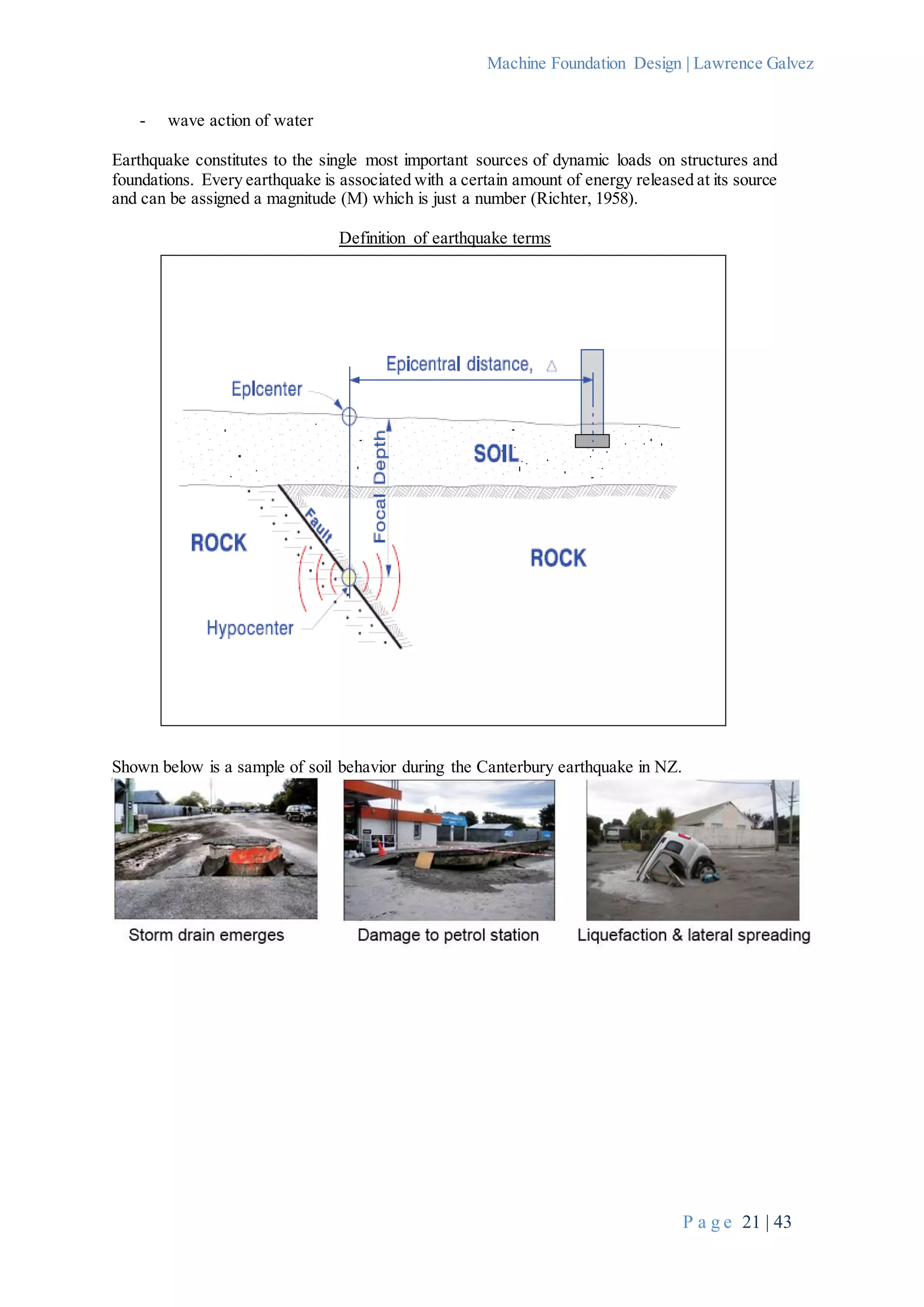 Machine Foundation Design - An Introduction | DOCX