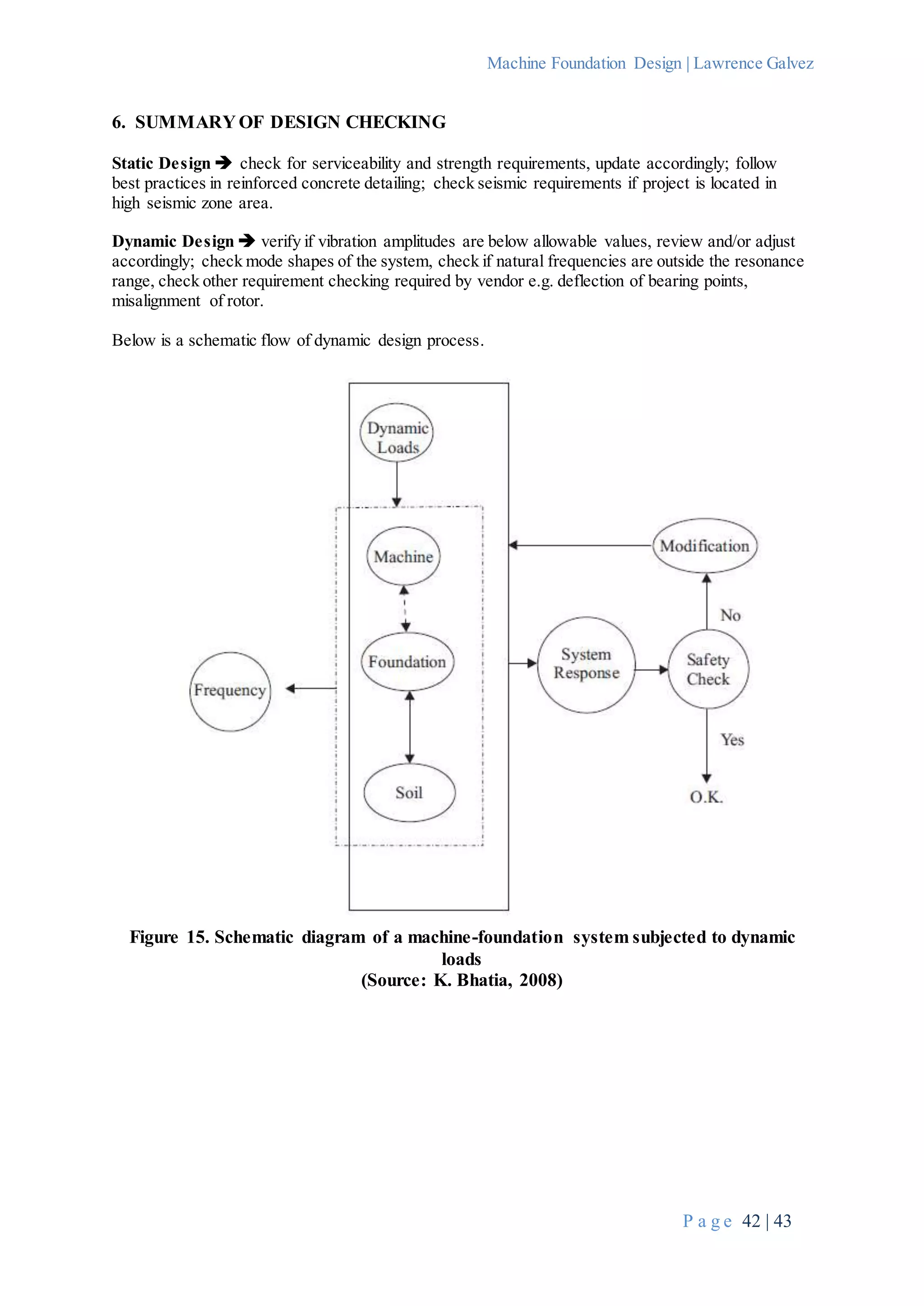 Machine Foundation Design - An Introduction | DOCX