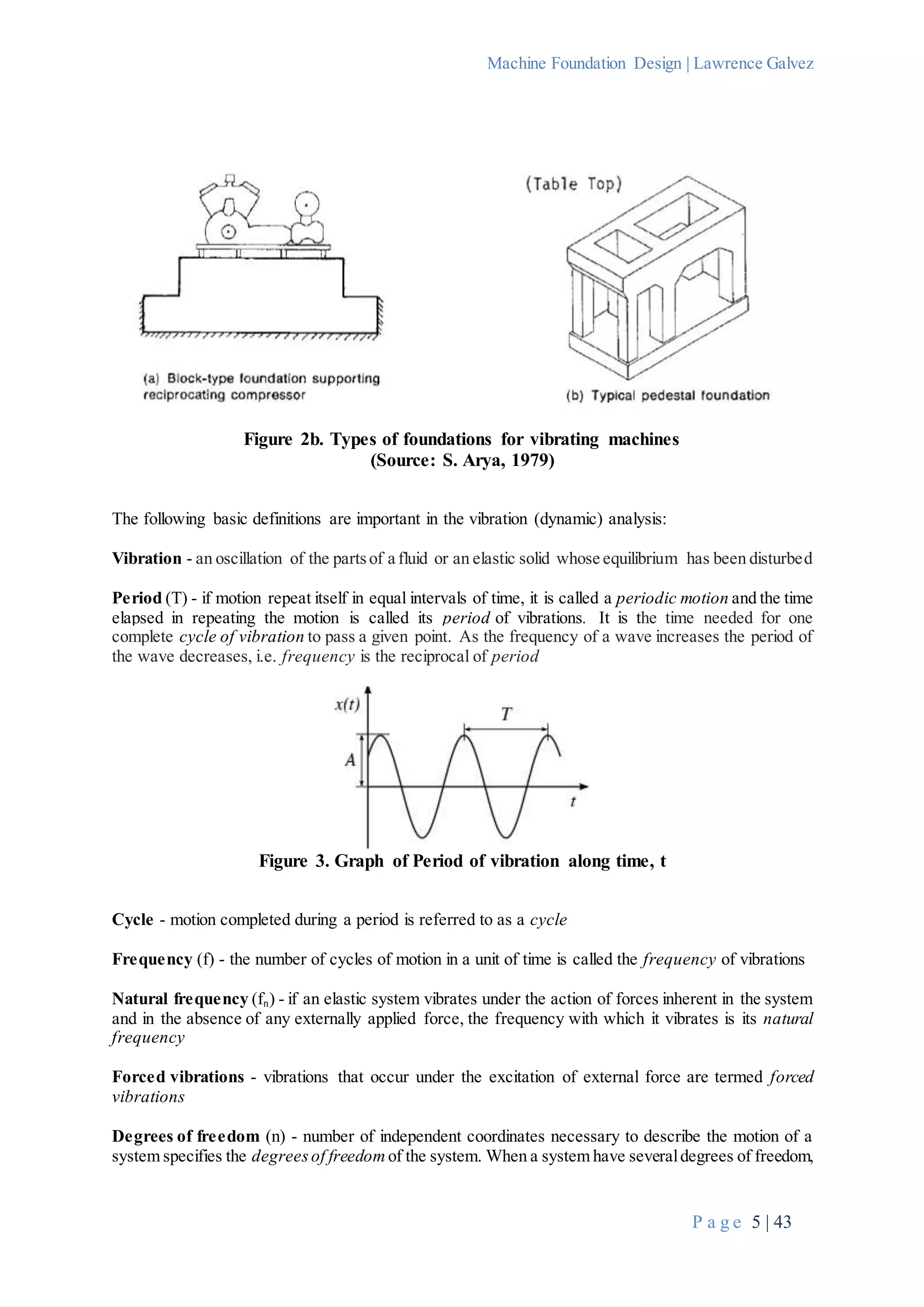 Machine Foundation Design - An Introduction | DOCX