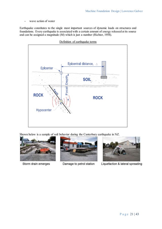 Machine Foundation Design - An Introduction | DOCX | Civil Engineering ...