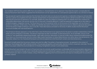 RIBT- foundational ppt for Rorschach inkblot test | PDF