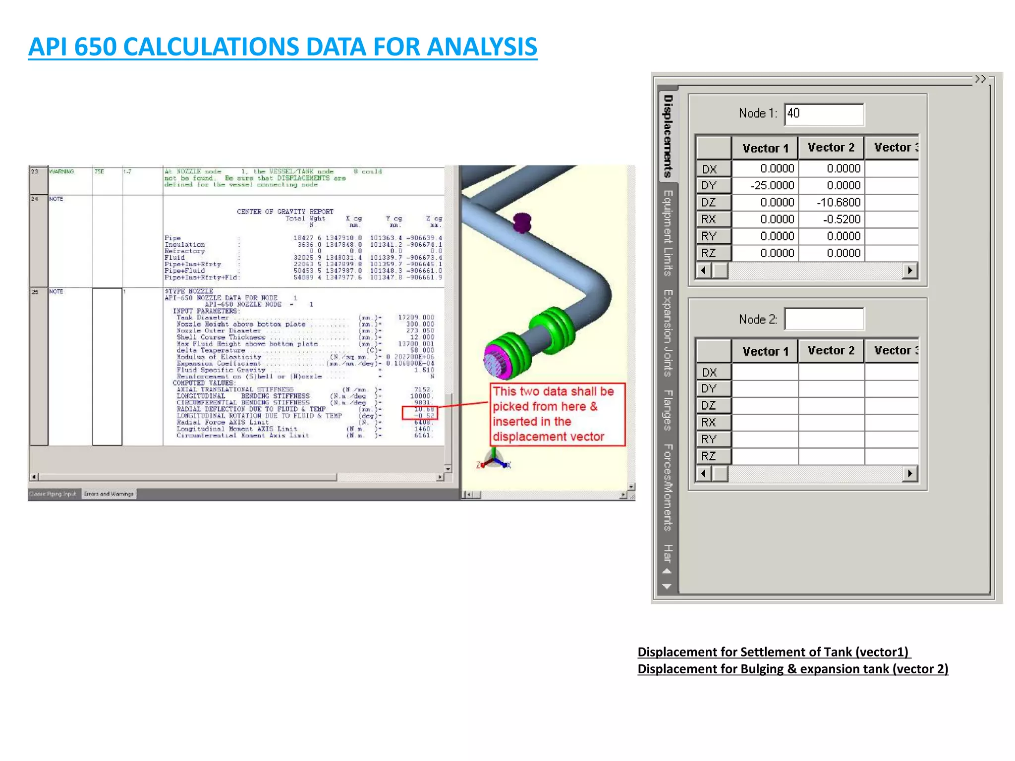 Stress analysis of storage tank piping - Jeba Anand | PPTX