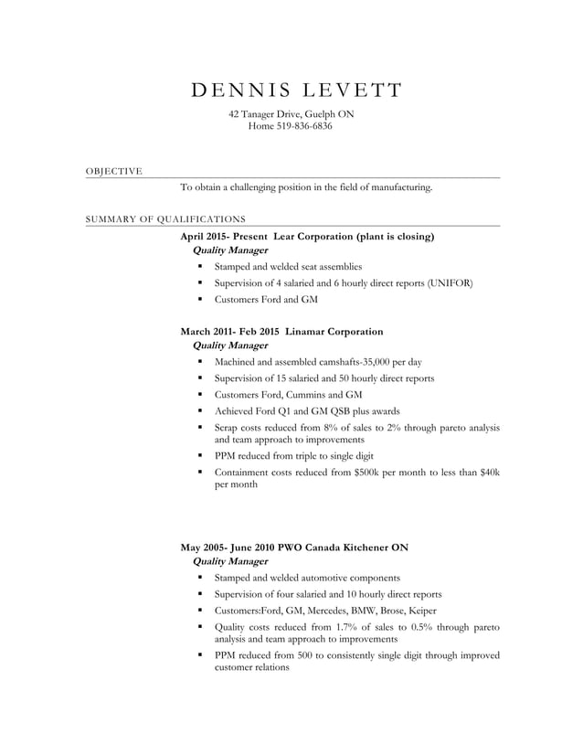 Resume_-_Dennis15 | DOC