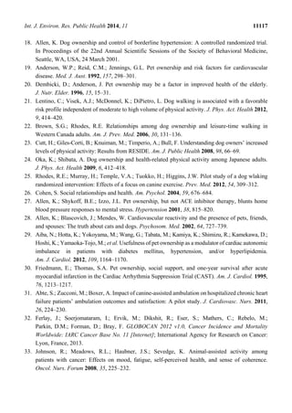 Setting the One Health agenda and the human-companion animal bond. | PDF