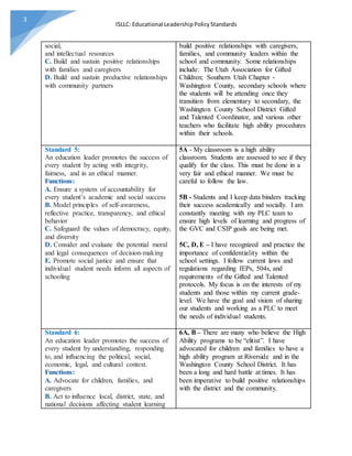ISLLC Standards | PDF