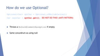 Optional in Java 8 | PPTX