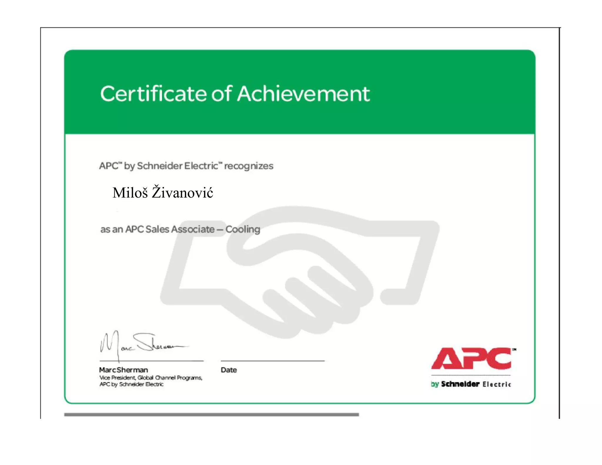 APC Sales Associate Cooling | PDF