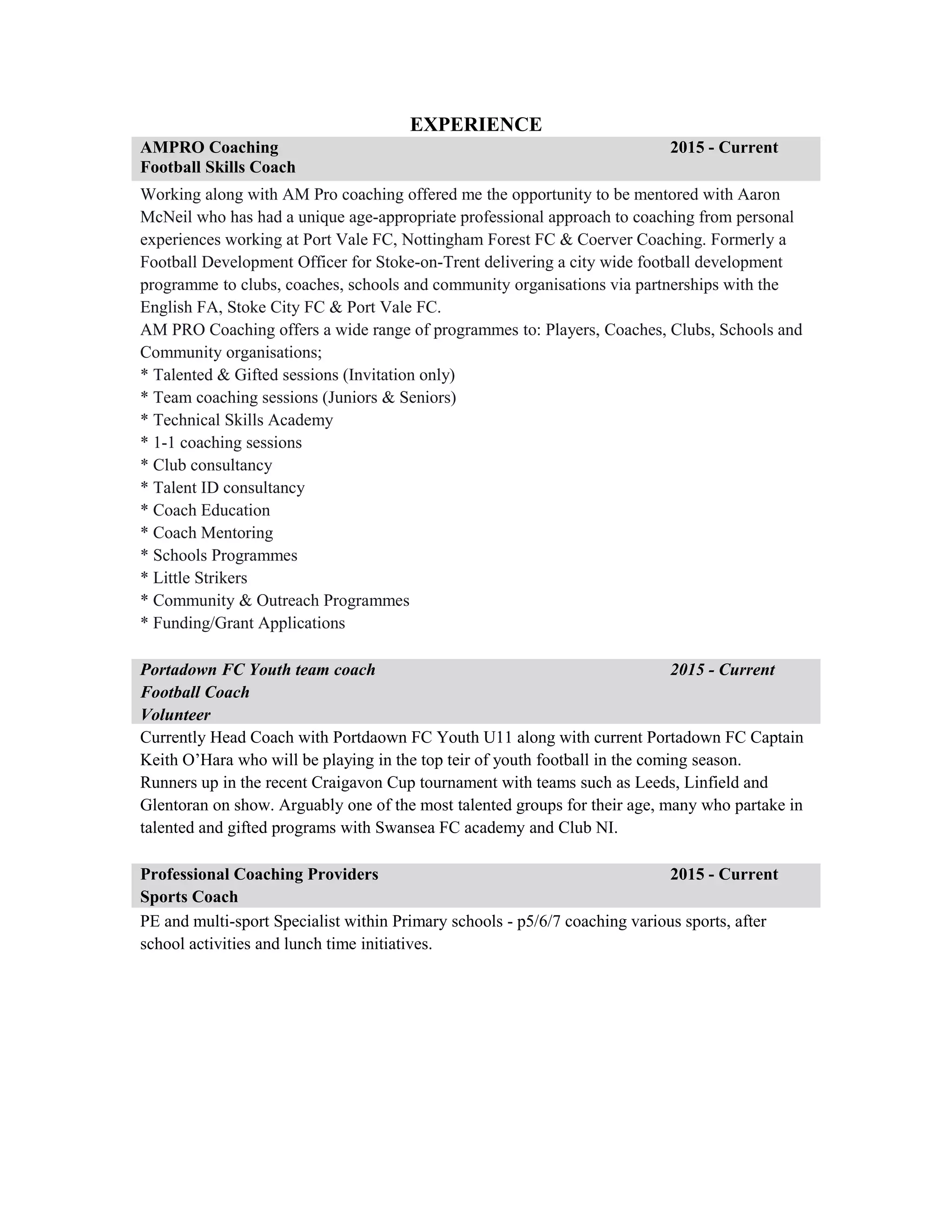 Nathan White CV | PDF