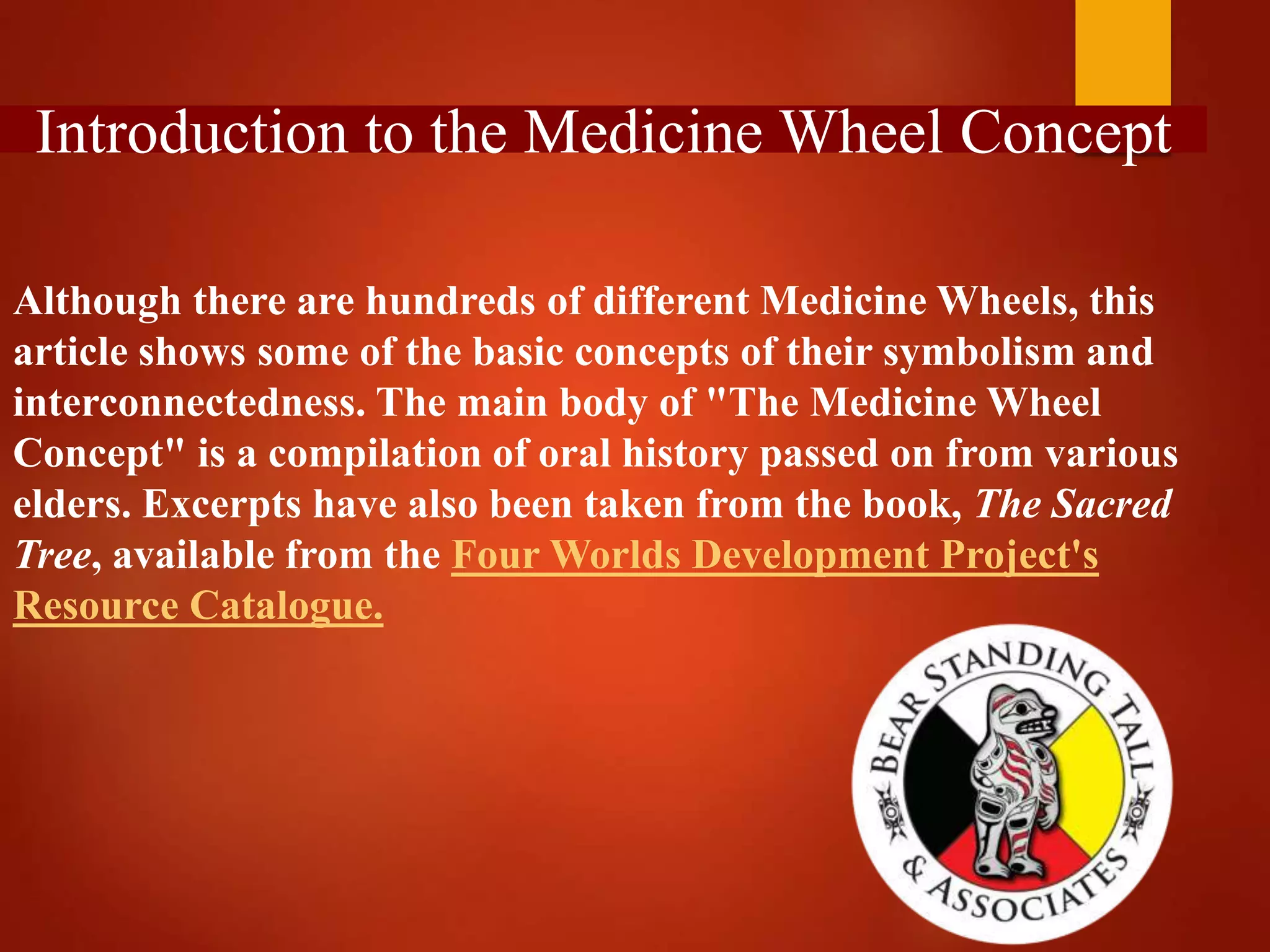 Introduction to the Medicine Wheel October2016 | PPTX