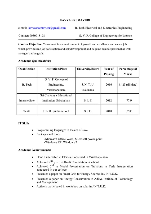 resume -1-nnmmm | PDF