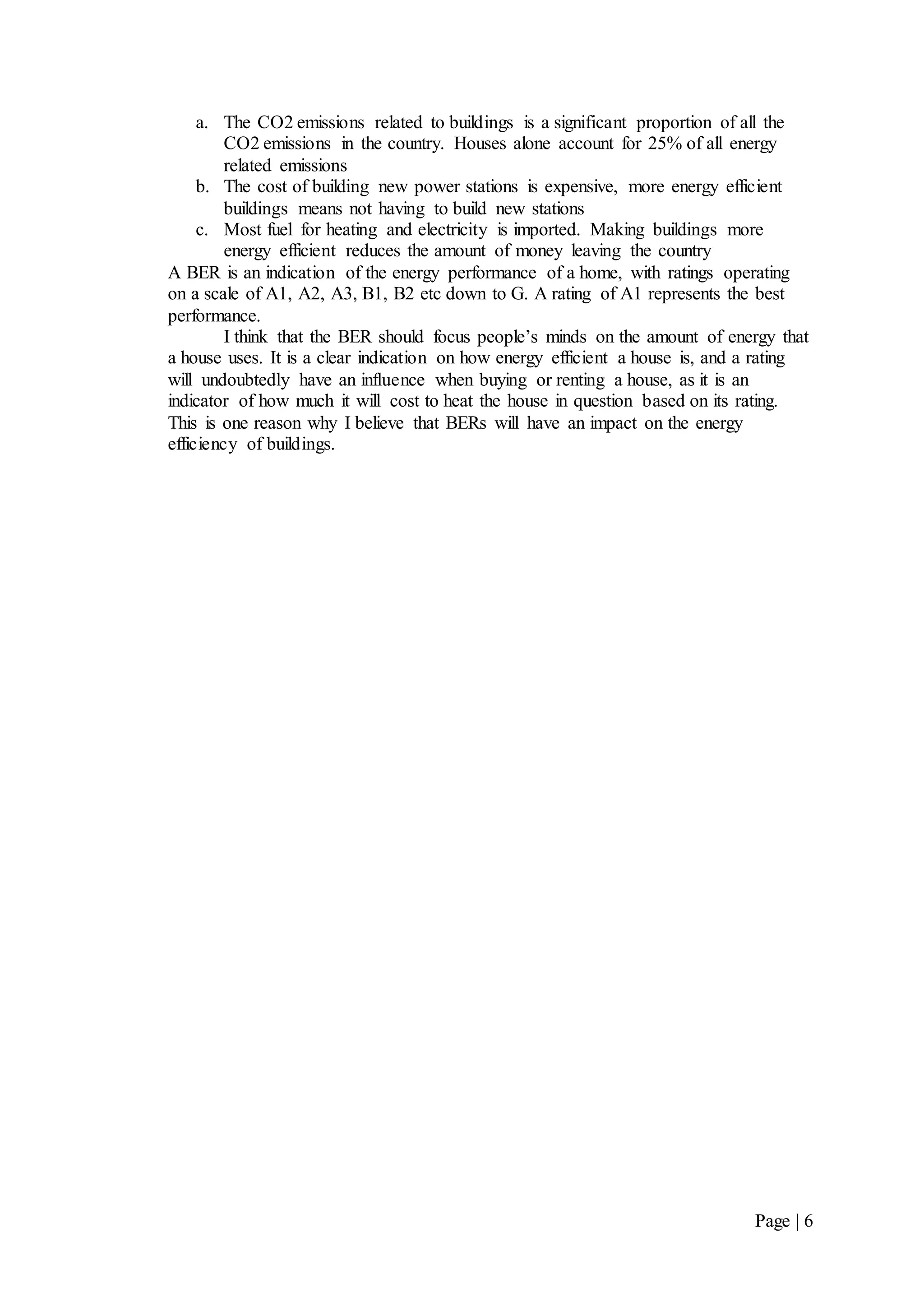Energy Assignments | DOCX | Gas and Electric | Home Utilities