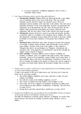 Energy Assignments | DOCX | Gas and Electric | Home Utilities