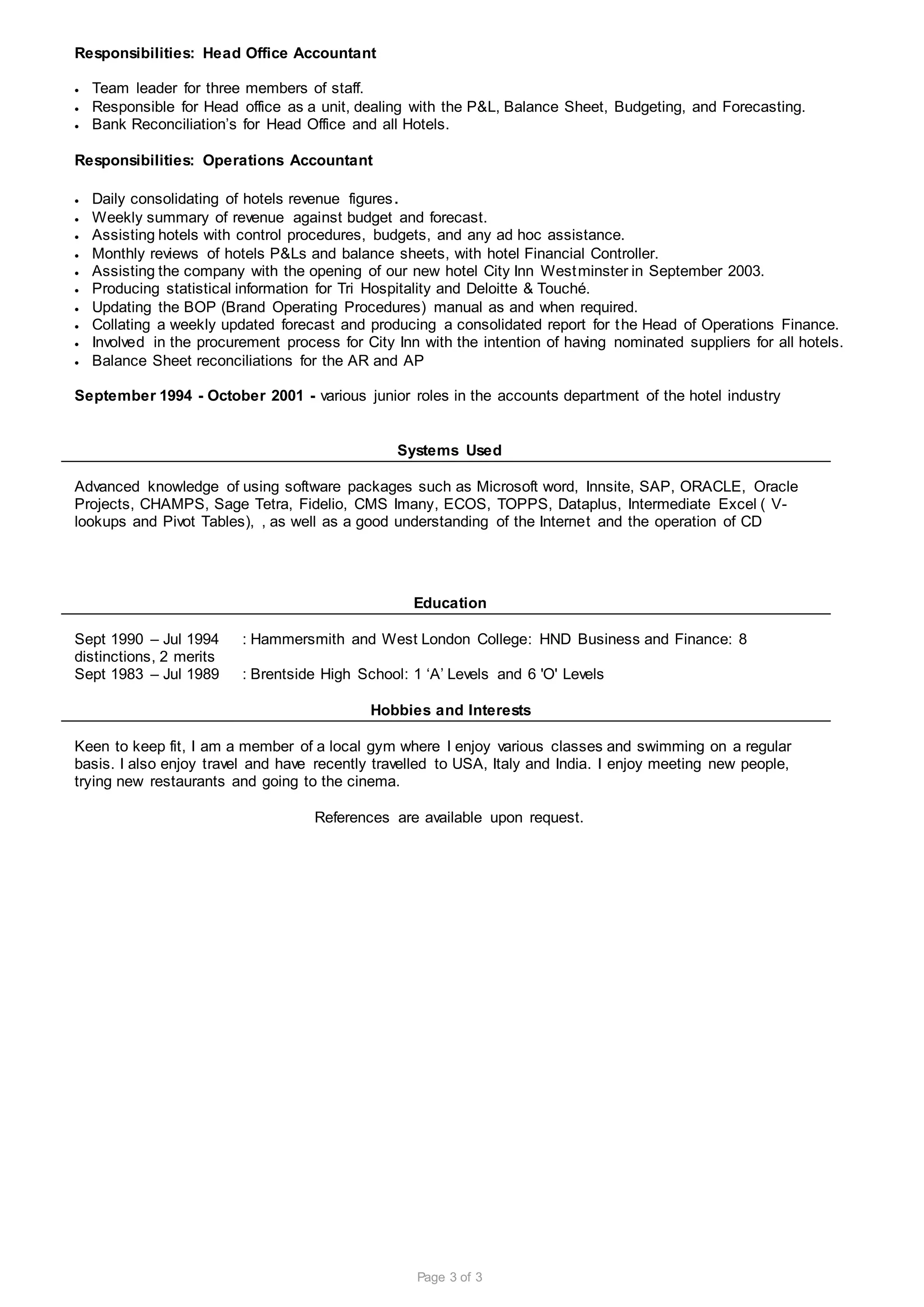 Rupen_CV_14April2015 | DOCX | Business Accounting & Finance | Business