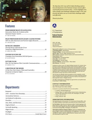 MayJun2011 FAA Safety Briefing | PDF