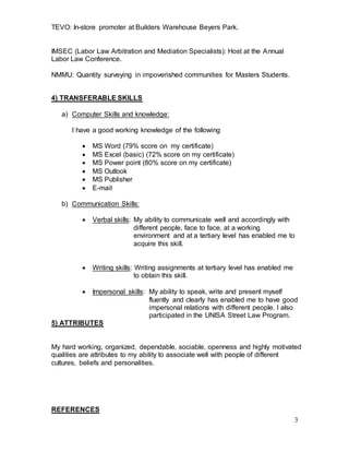 CURRICULUM VITAE OF OLWETHU MSHUMPELA | DOCX