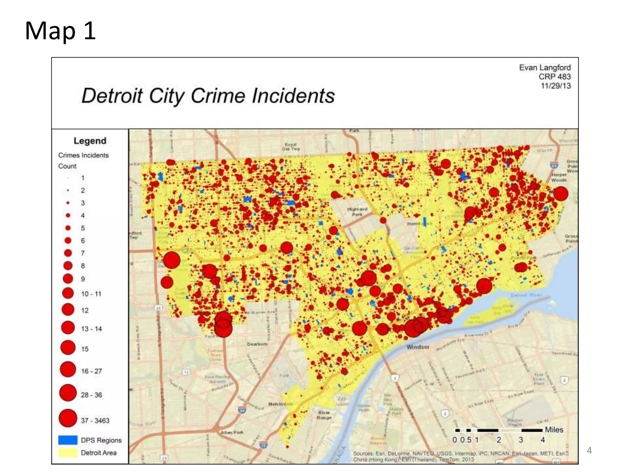 Crime in Detroit City | PPTX | Technology & Computing