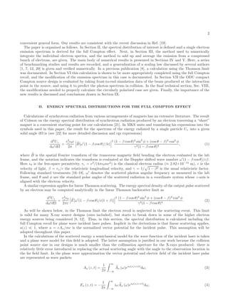 Laser Pulsing in Linear Compton Scattering | PDF