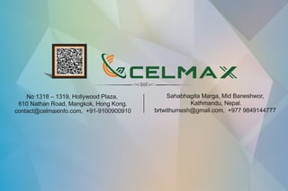 Celmax Sample Brochure Final | PPT | Free Download