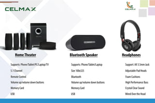 Celmax Sample Brochure Final | PPT