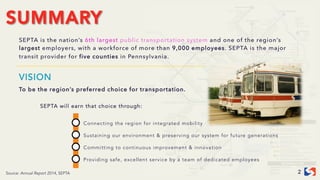 SEPTA PRESENTATION PART II | PDF | Rail Travel | Travel Type