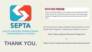 SEPTA PRESENTATION PART II | PDF | Rail Travel | Travel Type