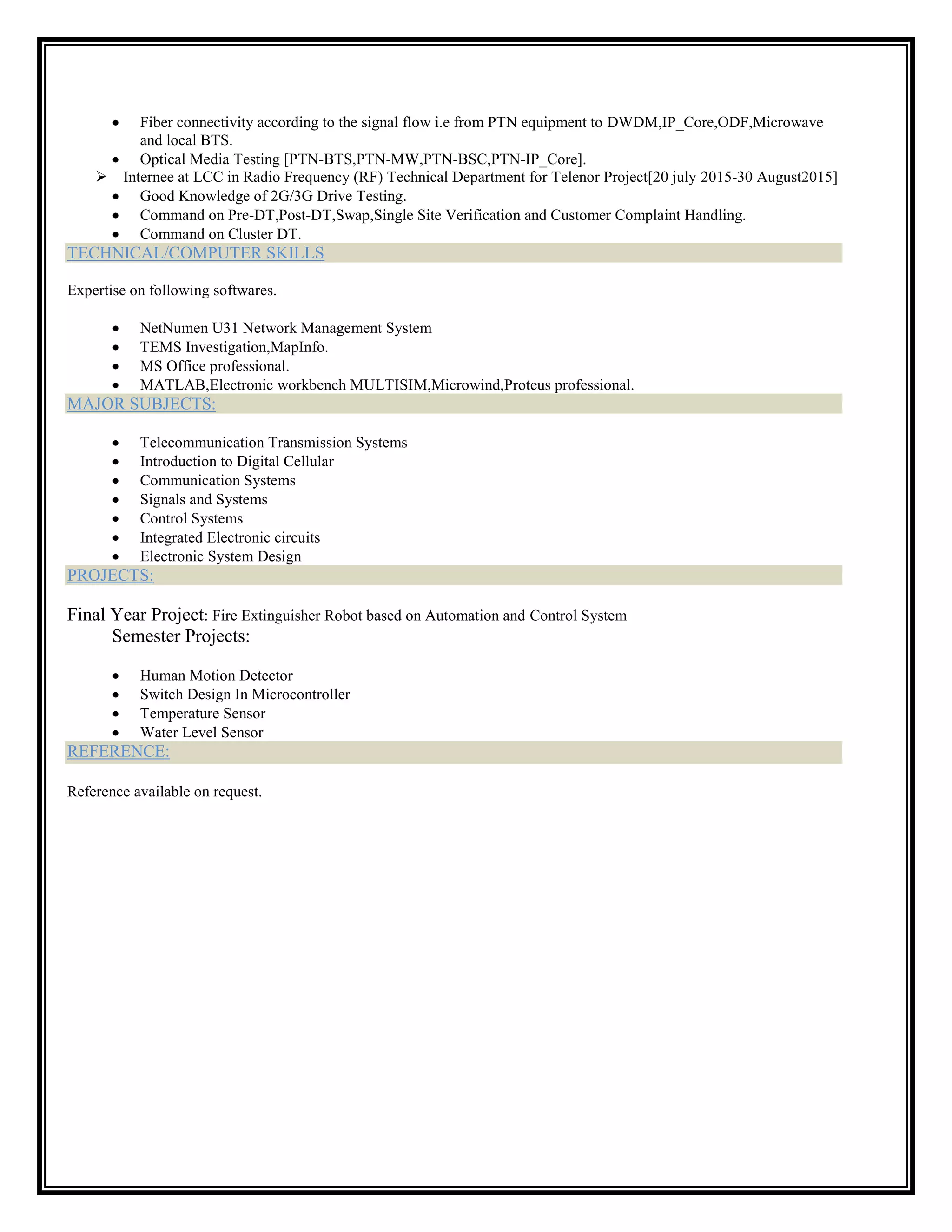 Syed Mahboob Ul Hassan CV as Electrical Engineer | PDF