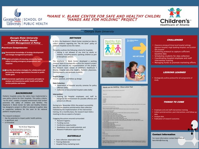 CHOA Practicum_PosterFall2016 | PPT