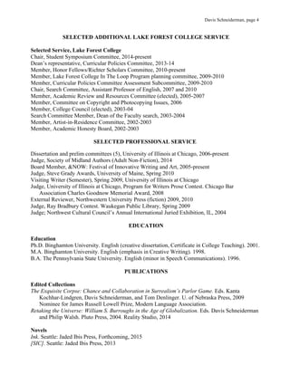 Schneiderman-CV | PDF