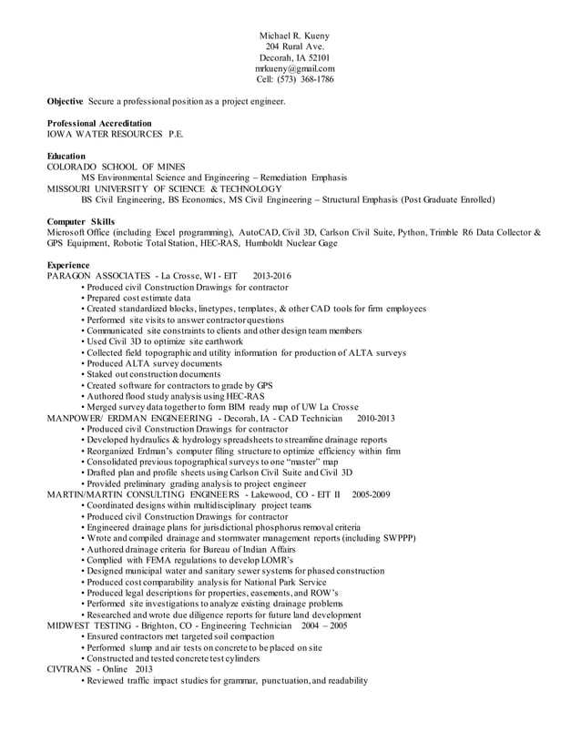 Kueny Resume 20 | PDF