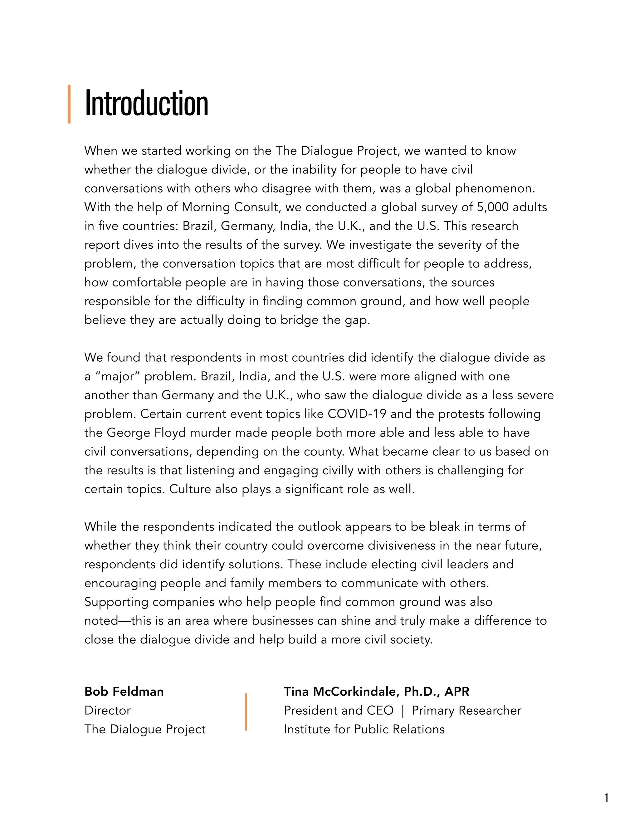 The Dialogue Project