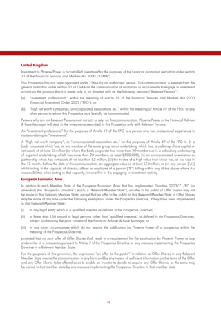 Prospectus Phoenix_English | PDF