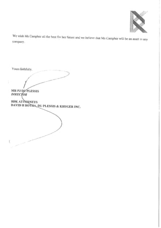 BDK Reference Letter | PDF