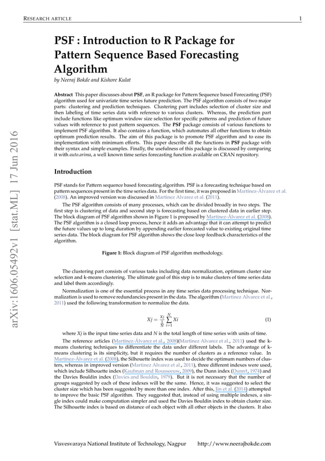 Psf Introduction To R Package For Pattern Sequence 1 Pdf