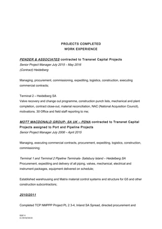 CV Rob Ferguson - June 2016 | DOC