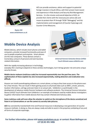 ACS Newsletter 20 years Feb 2015 | PDF